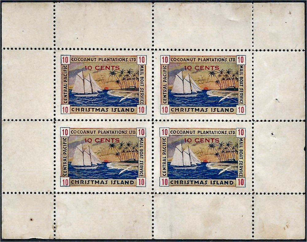 The Christmas Island (Pacific) Local Stamps and Postal History